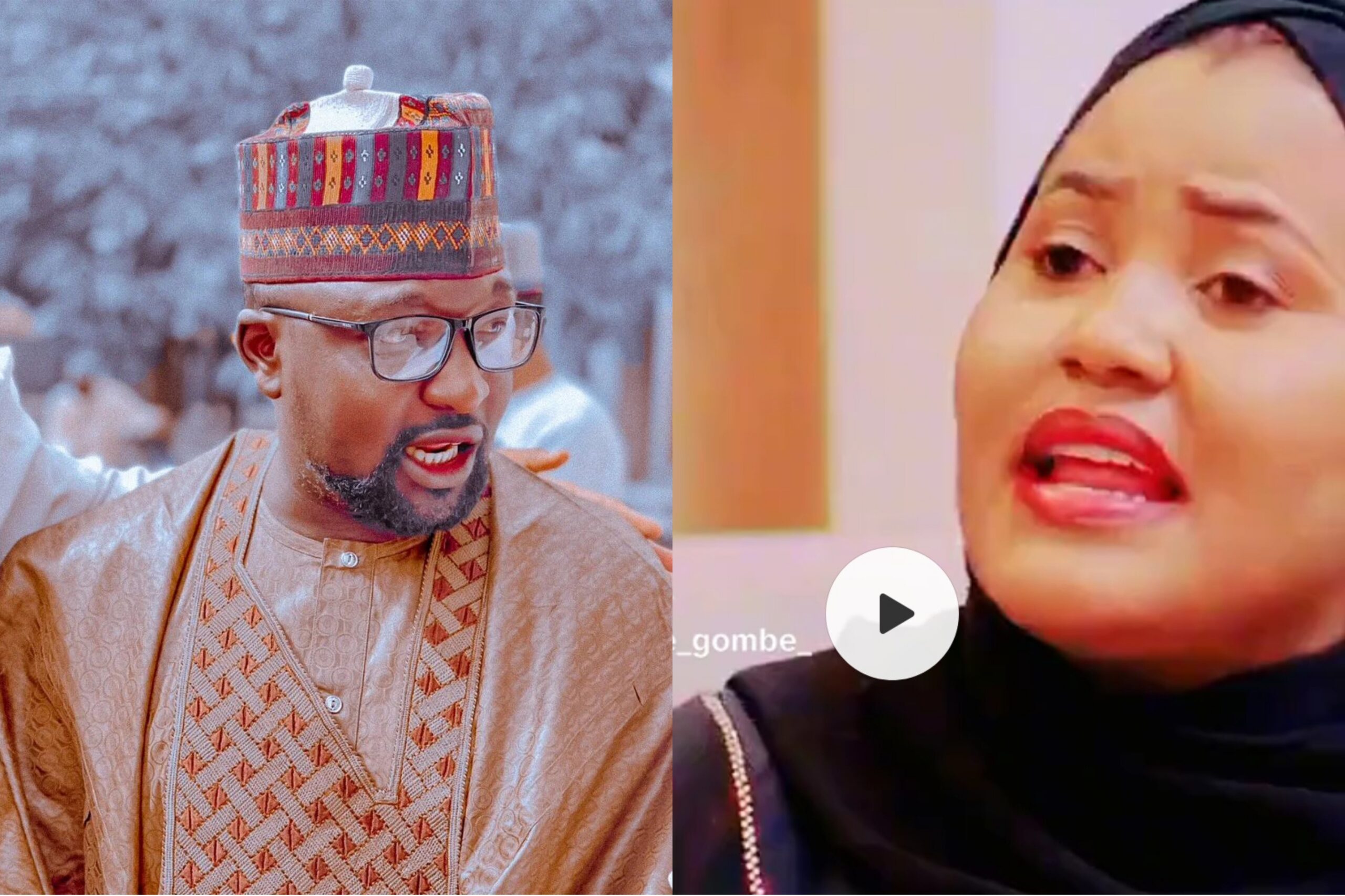 El- Muaz ya rikita Hadiza Gabon a Gabon show tare da titsiyeta ...